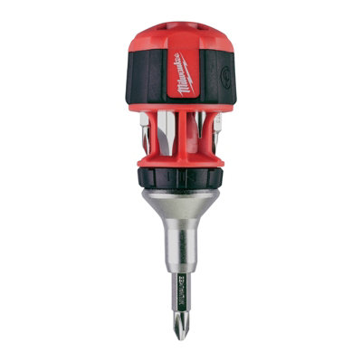 Milwaukee 4932471868 Stubby Ratchet Screwdriver Set 8 in 1 Compact ...