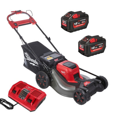 Milwaukee Lawn Mower Fuel Brushless Self Propelled 53m x2 12ah ...