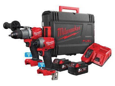 Milwaukee M18 ONEPP2A2-502X FUEL Next Gen ONE-KEY Twin Pack 18V 2x 5.0Ah