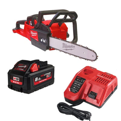 Milwaukee M18FCHS FUEL Brushless 35cm Chainsaw 18V 8.0Ah HIGH OUTPUT ...