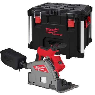Milwaukee M18FPS55 18V FUEL Brushless Plunge Saw 165mm Cordless Saw in ...