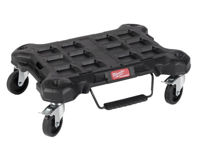 Milwaukee PACKOUT Flat Trolley Wheel Tool Box Dolly 113kg Max Load ...