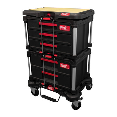 Milwaukee PACKOUT Flat Trolley Wheel Tool Box Dolly 113kg Max Load ...