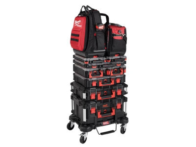 Milwaukee PACKOUT Flat Trolley Wheel Tool Box Dolly 113kg Max Load 4932471068
