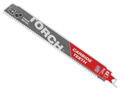 Milwaukee SAWZALL TORCH Demolition TCT Recip Saw Blade 230mm 7 TPI ...
