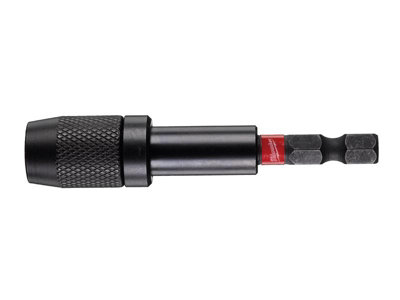 Milwaukee SHOCKWAVE Impact Rated 73mm Locking Bit Holder Impact Drive ...