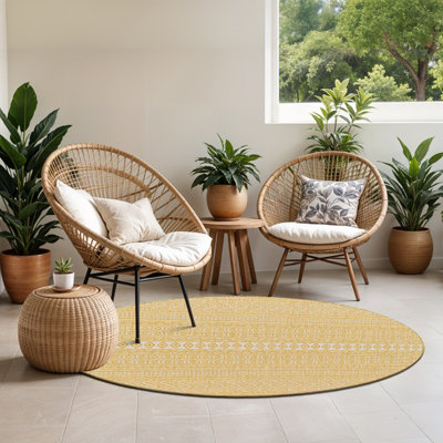 MIMI Round In- /Outdoor Rug 160 x 160 cm