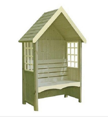 Mimosa Arbour Garden Arch Seat Approx 4 x 2 Feet