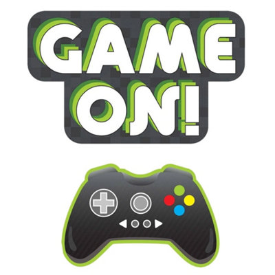 Minecraft 12 Level Up Game Controller Birthday Cut Out (Pack of 12 ...