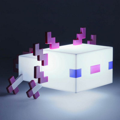 Minecraft Axolotl Cordless Table Light