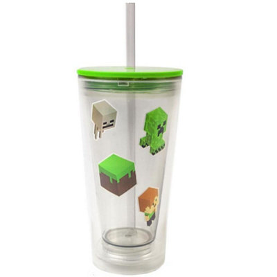 Minecraft Childrens/Kids Travel Cup Green (One Size)
