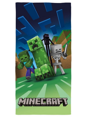 Minecraft Creeps Cotton Beach Towel