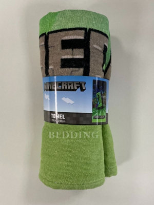 Minecraft Creeps Cotton Beach Towel