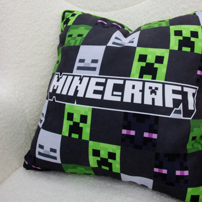 Minecraft Cubed Square Filled Cushion