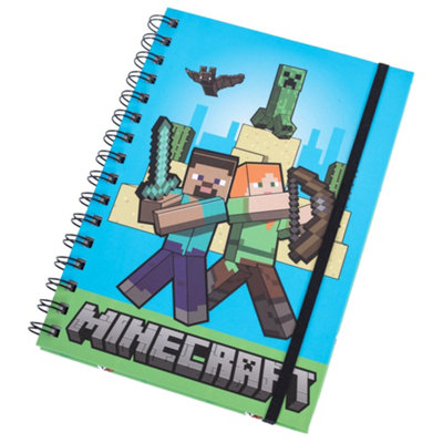 Minecraft Logo Notebook Multicoloured (One Size)