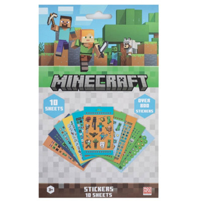Minecraft Stickers (Pack of 800) Multicoloured (One Size)