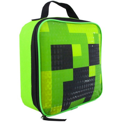 Minecraft TNT Creeper Backpack Set (Pack of 5) Black/Green (One Size)