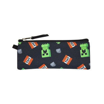 Minecraft TNT Creeper Backpack Set (Pack of 5) Black/Green (One Size)