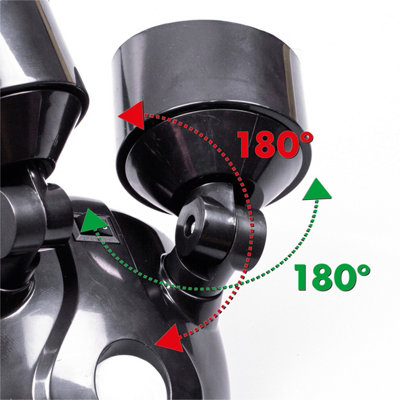 Mini 10 LED Twin Head PIR Motion Sensor Security Light Outdoor Garden ...