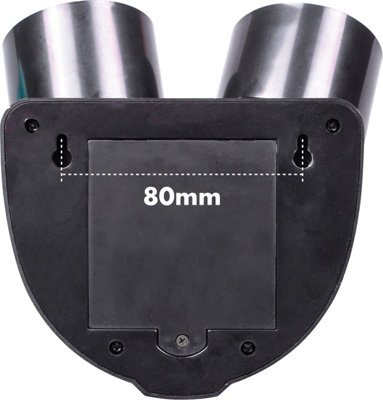 Mini 10 LED Twin Head PIR Motion Sensor Security Light Outdoor Garden ...