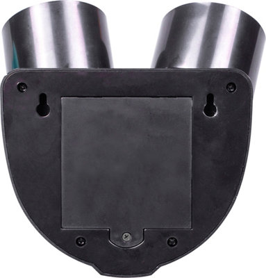 Mini 10 LED Twin Head PIR Motion Sensor Security Light Outdoor Garden ...