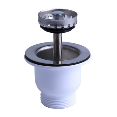 Mini Basket Strainer Waste - 85mm Diameter - Chrome - Balterley | DIY ...