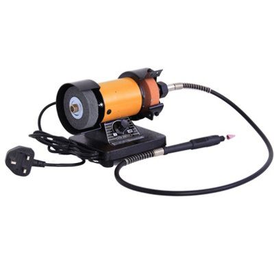 Mini bench grinder with flexi drive shaft store