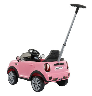 Mini Cooper Play Push Car - Pink
