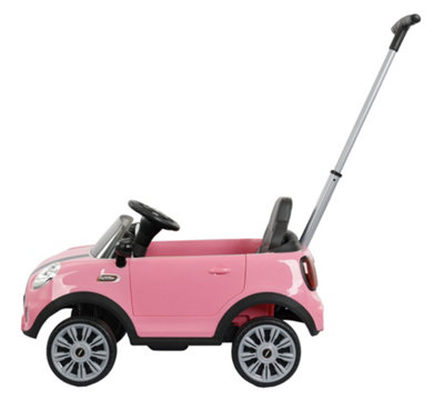 Mini Cooper Play Push Car - Pink