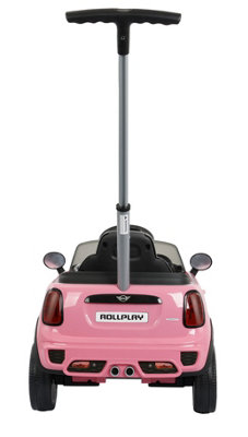 Mini Cooper Play Push Car - Pink