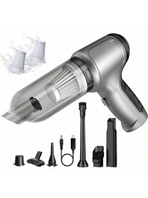 Mini Cordless Handheld Car Vacuum Cleaner Rechargeable, 9000PA Strong ...