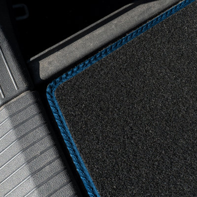 Mini Countryman (2024+) Boot Liner Mat Tailored Fit Blue Trim Carpet ...