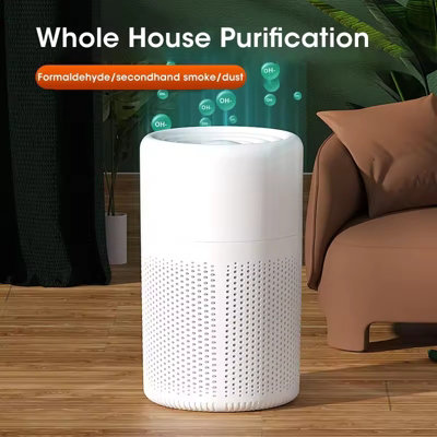 Mini Desktop HEPA Air Purifier Portable Odor and Dust Cleaner