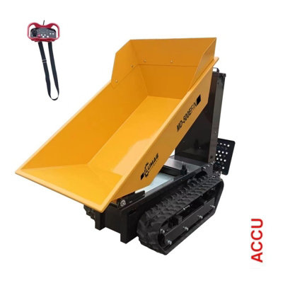 Mini dumper tracked electric power barrow with remote contol function ...