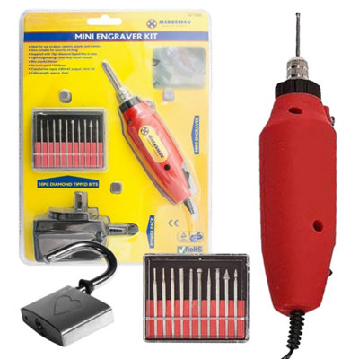 Mini Engraver Kit For Craft Glass Ceramic Metal Machine Drill Tool Diy ...