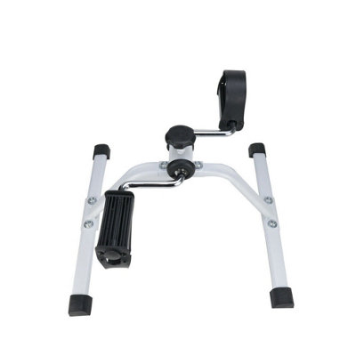 Mini exercise bike adjustable resistance armchair pedal leg workout