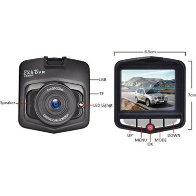 Mini FHD Dash Cam Video Recorder DVR Camera Motion Detection Sensor 32 ...