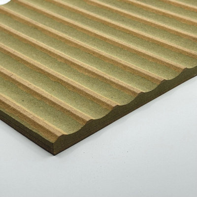 Mini Fluted Wall Panel - 590 x 2440 x 9mm Single Panel - Panels By ...