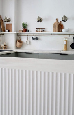 Mini Fluted Wall Panel - Paintable & Moisture Resistant - Panels by ...