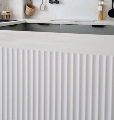 Mini Fluted Wall Panel - Paintable & Moisture Resistant - Panels by ...