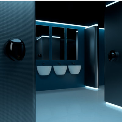 Mini Hand Dryer for Toilets Bathrooms Washrooms and Commercial Use ...