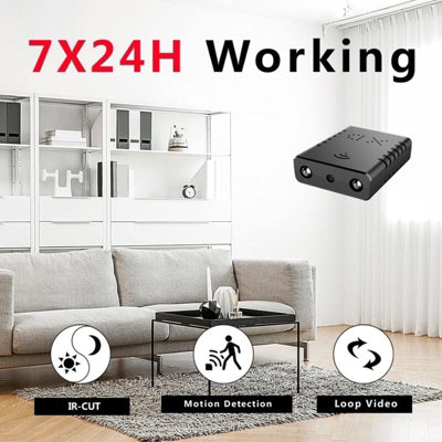 Mini Hd Camera With Night Vision, Motion Detection, Sd Card Storage ...