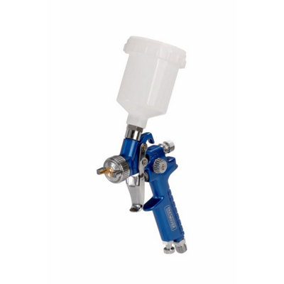 Mini HVLP Gravity Spray Gun, 0.8mm Nozzle Set Up, 125ml Pot