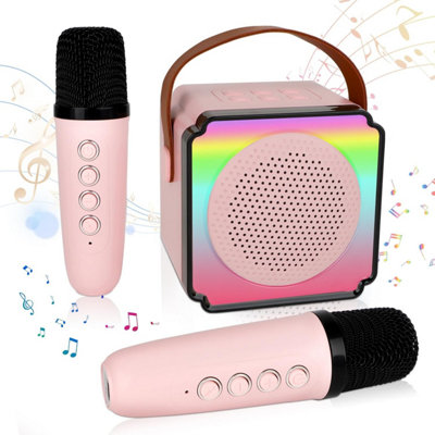 Mini Karaoke Machine with Bluetooth 5.0 Portable Singing Speaker with ...