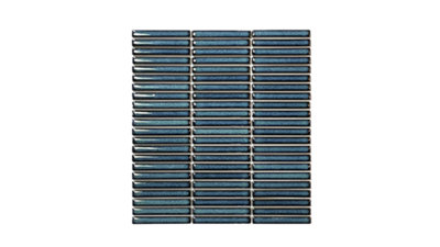 Mini Kit Kat Kingfisher Mosaic Tile - House of Mosaics Sample