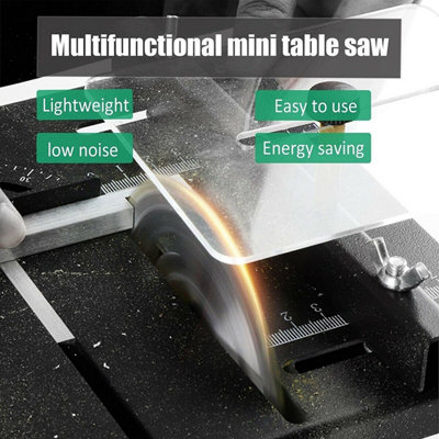 Mini Multi-Functional Table Saw, Adjustable Cutting Sanding Engraving ...