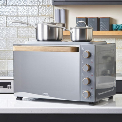 Mini Oven with Ceramic Hobs Energy Efficient Electric Countertop Cooker ...