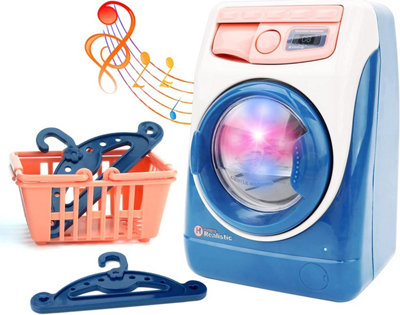 Mini Pretend Toy Washing Machine Laundry Toy Set Household Appliance ...