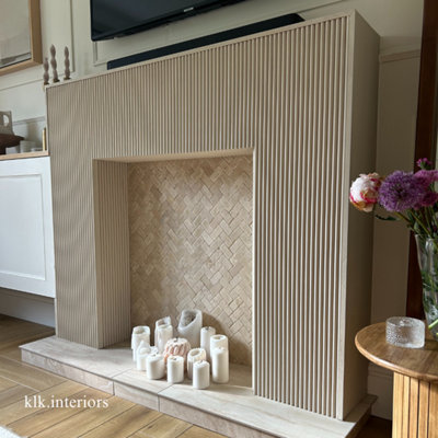 Mini Ribbed Wall Panel - Paintable & Moisture Resistant - Panels by ...