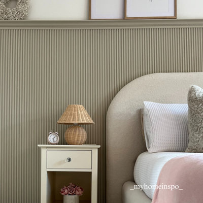 MINI RIBBED WALL PANEL - PAINTABLE & MOISTURE RESISTANT - PANELS BY ...